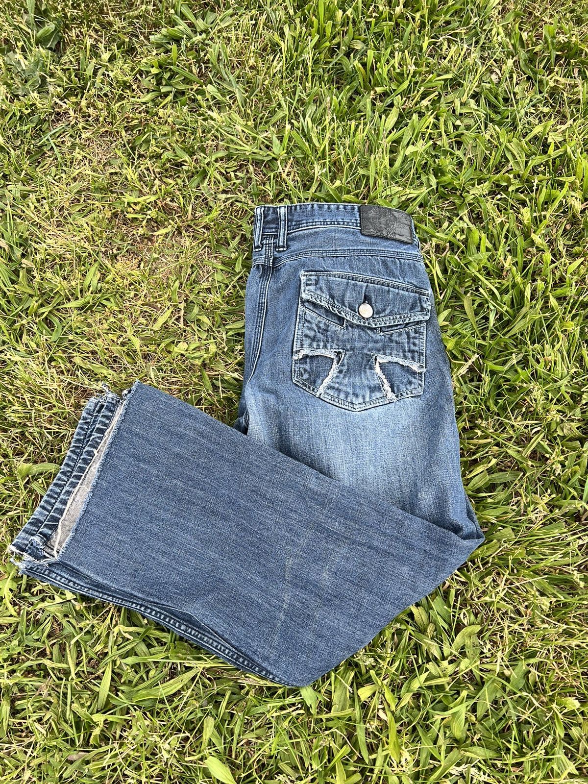 Helix × Streetwear × Vintage Mens Helix Cross size 34x30 jeans slim ...