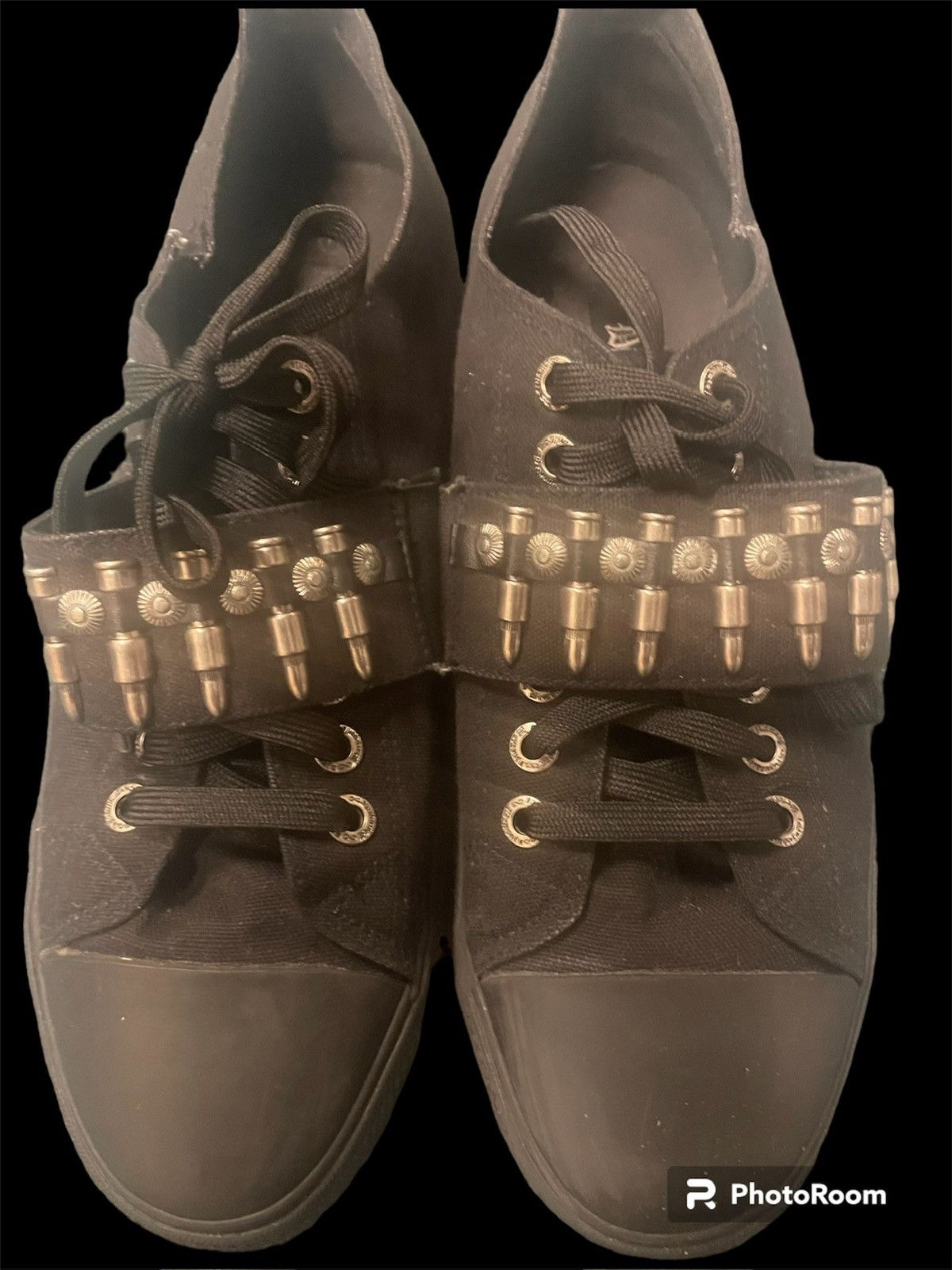 Demonia Cult Demonia deviant 13 bullet strap sneakers | Grailed