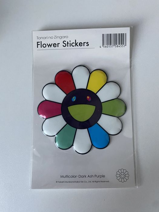 Takashi Murakami Takashi Murakami - Bubblingly Sticker Rainbow White ...