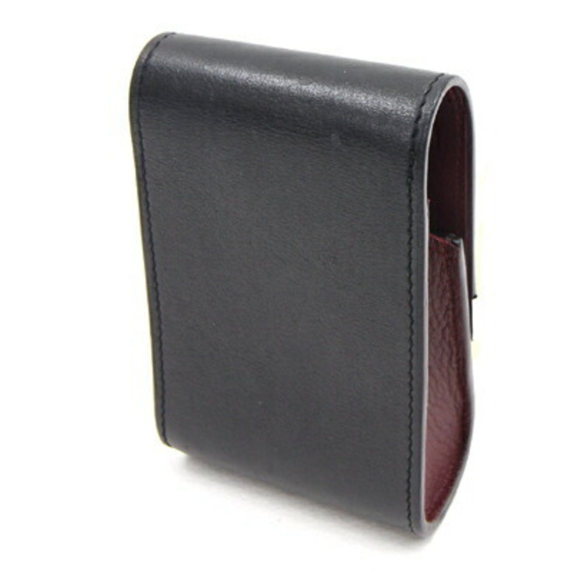 Cartier Cartier Cigarette Case Must de Black Bordeaux Leather Cigar ...