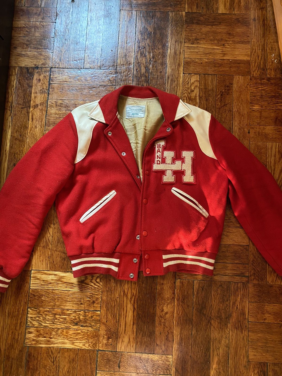 Vintage Vintage Western Varsity Jacket Red Celine Teddy | Grailed