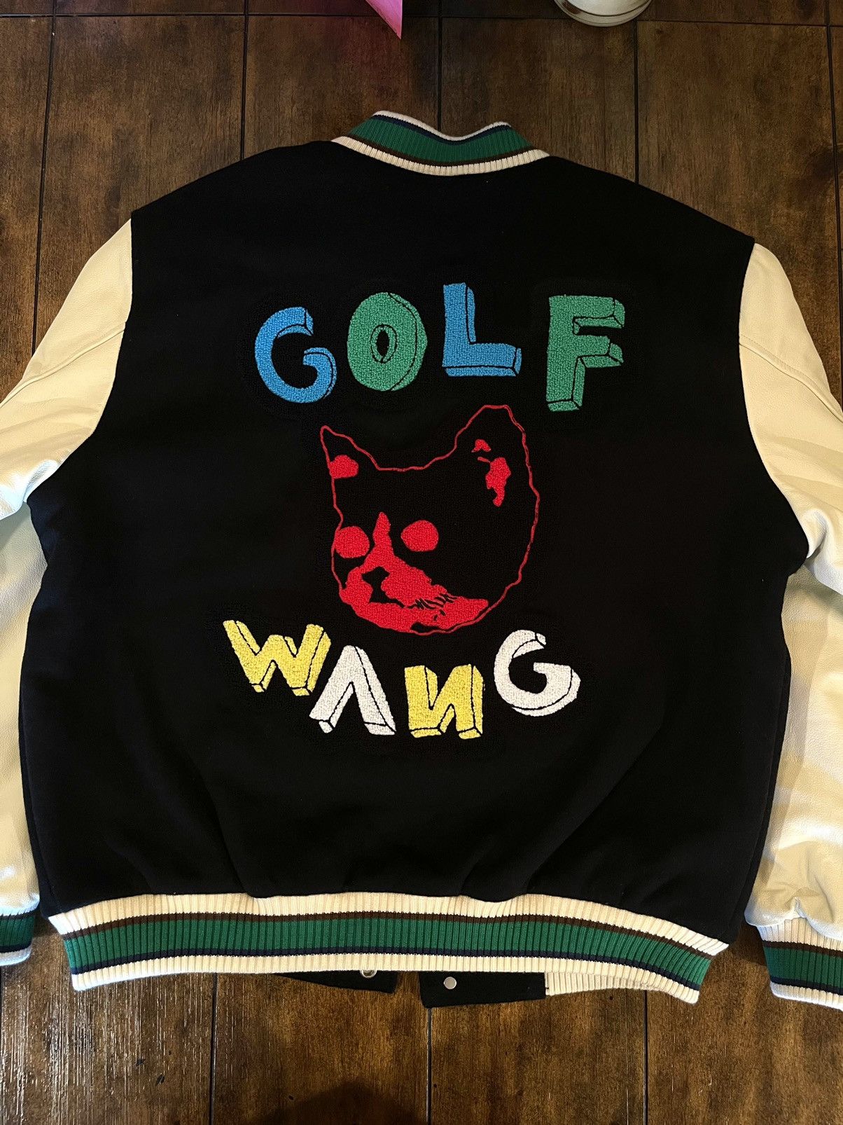 Golf Wang T LetterMan jacket golfwang varsity jacket | Grailed