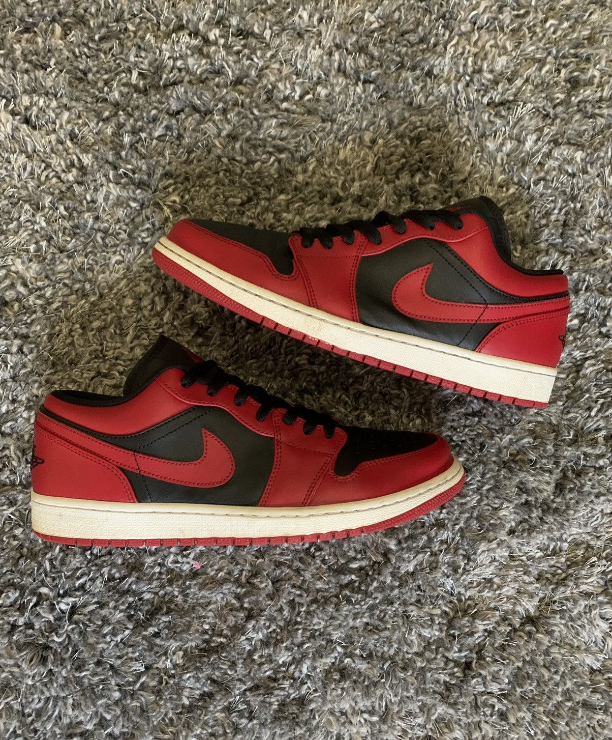 Nike Air Jordan 1 Low ‘ Reverse Bred’ Red/Black 2020 | Grailed