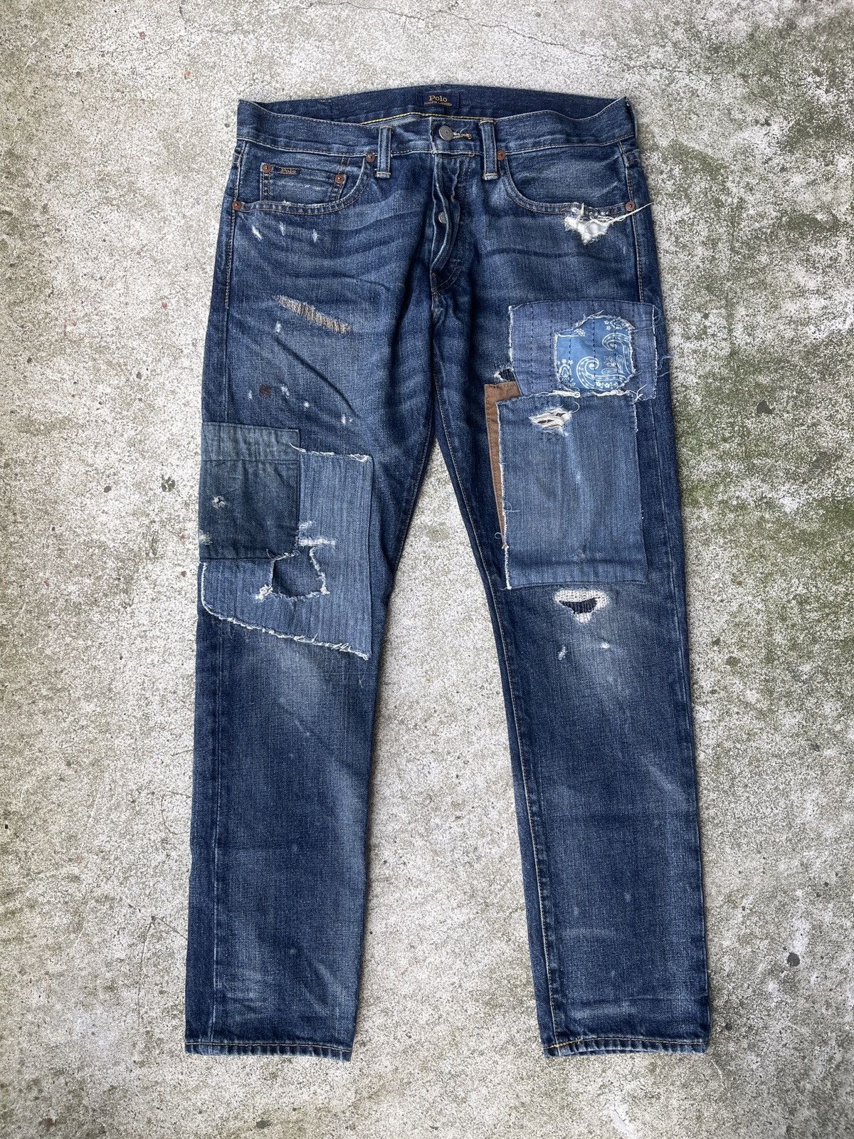 Polo Ralph Lauren × Streetwear × Vintage POLO RALPH LAUREN PATCH WORK ...