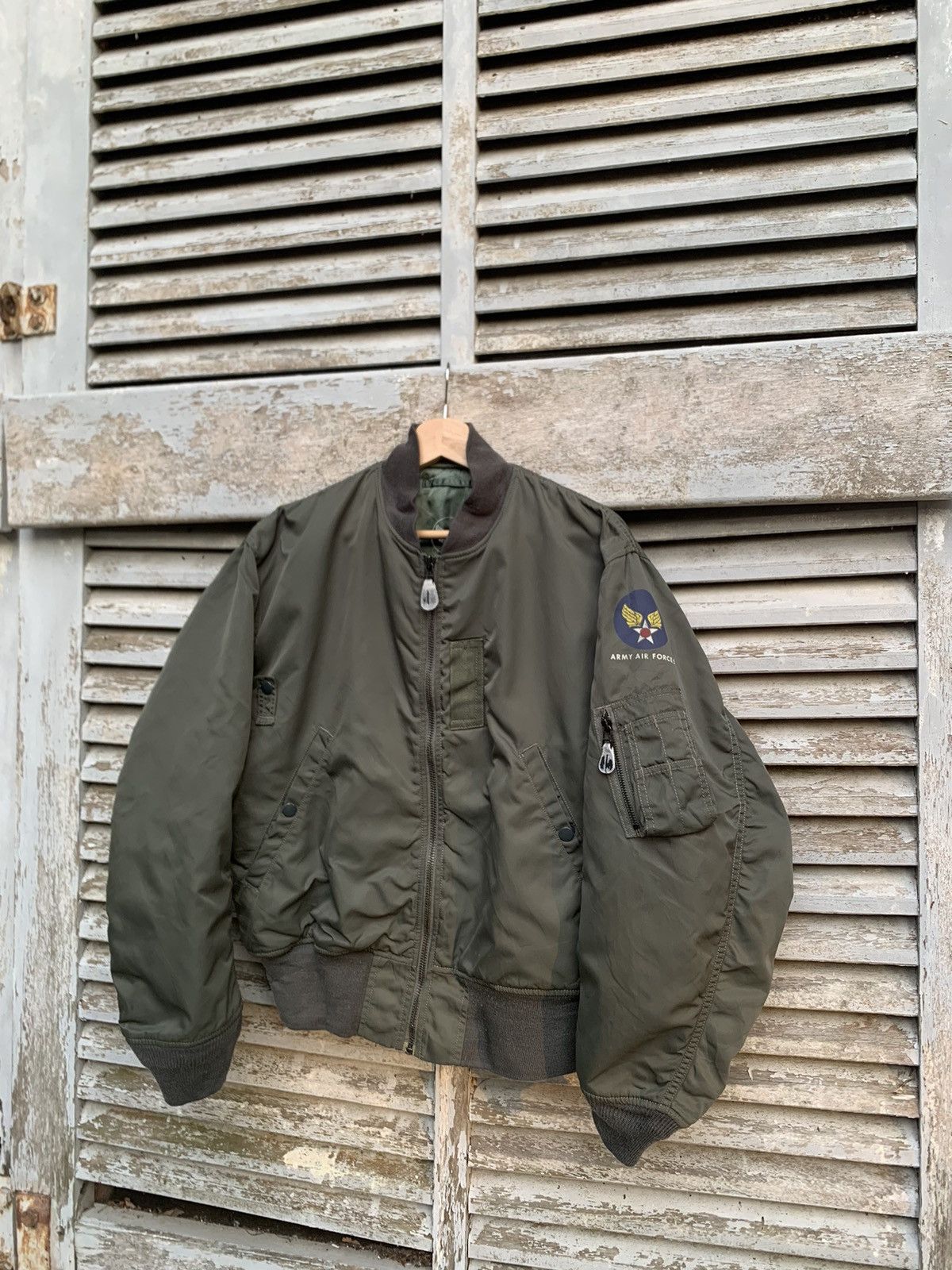 Bomber Jacket × Japanese Brand × Vintage 🪖Vintage USAF MA-1 Man Intermediate Bomber Jacket | Grailed