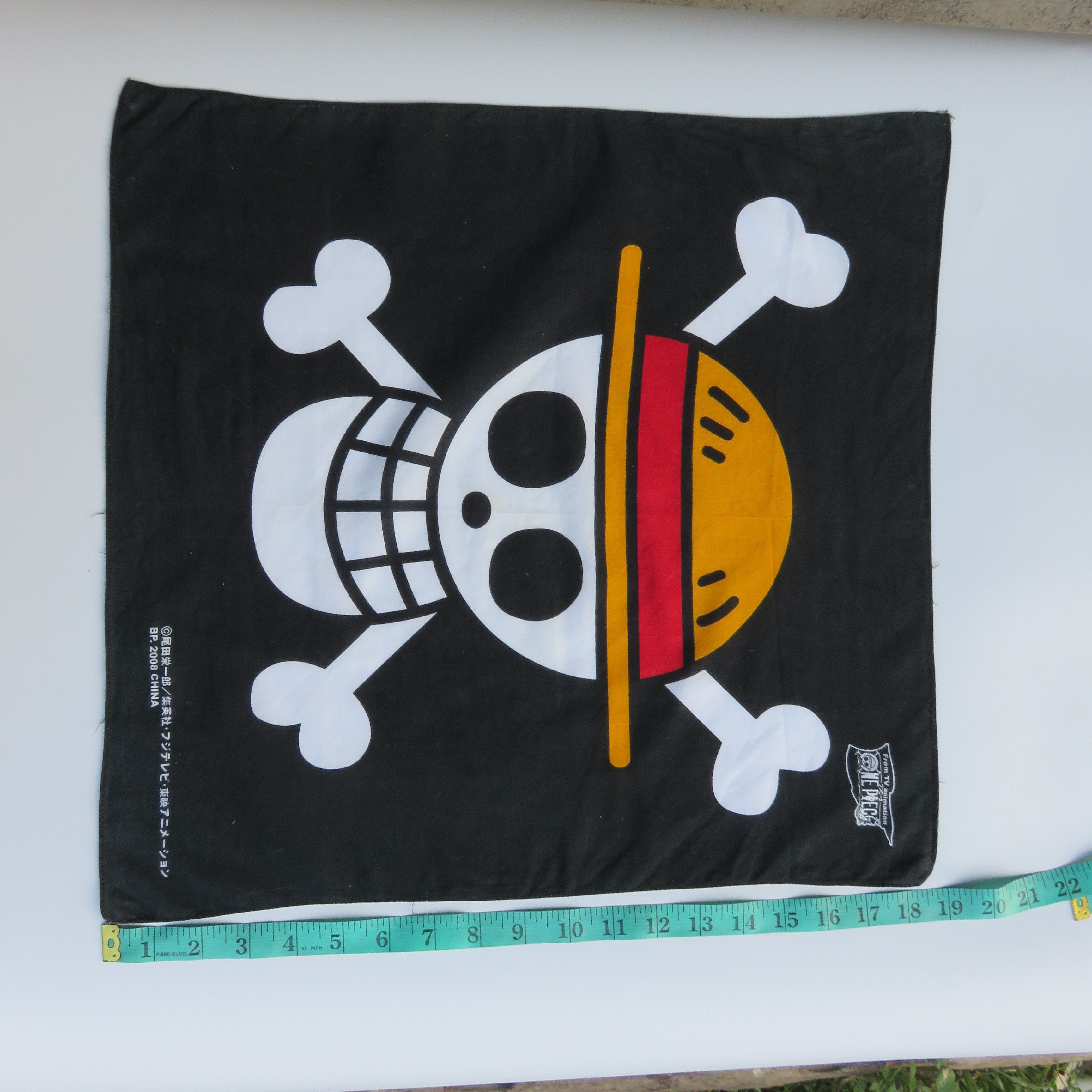 Skulls One Piece Anime Luffy Manga Skull Scarf | Grailed