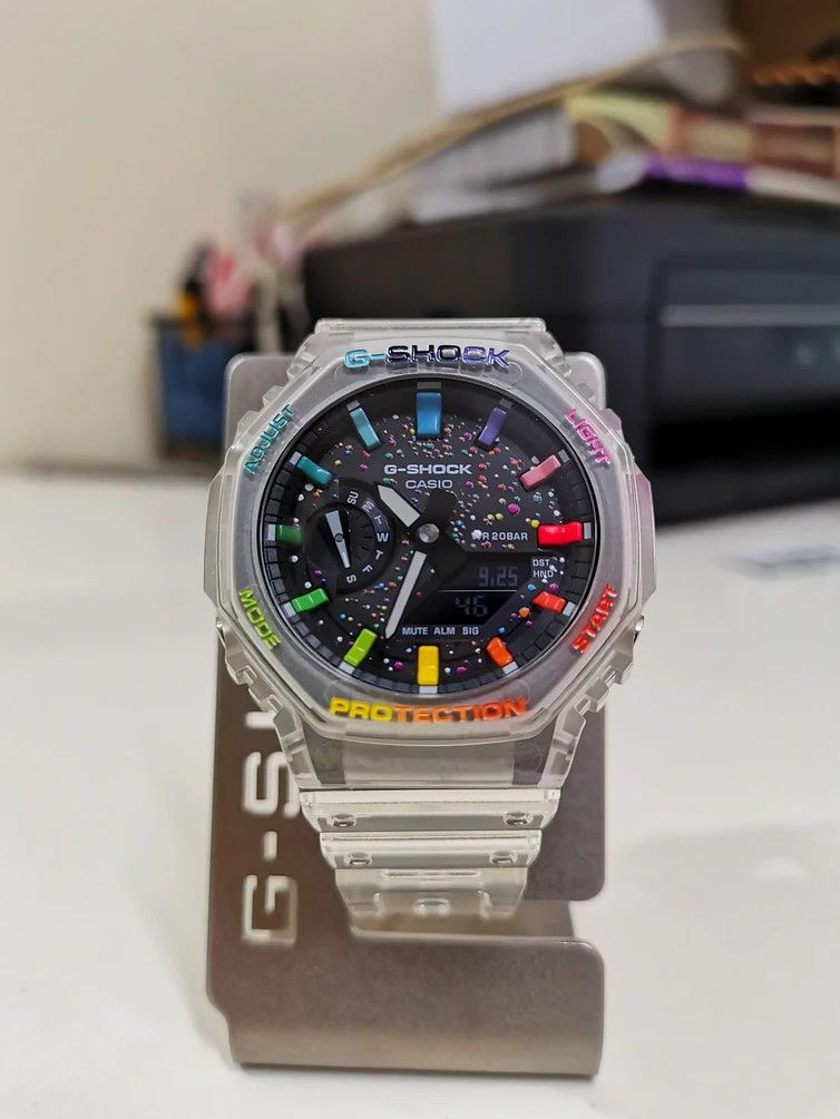 G Shock 🔥Last Stock🔥Rare G-shock Rainbow Galaxy GA-2100 | Grailed