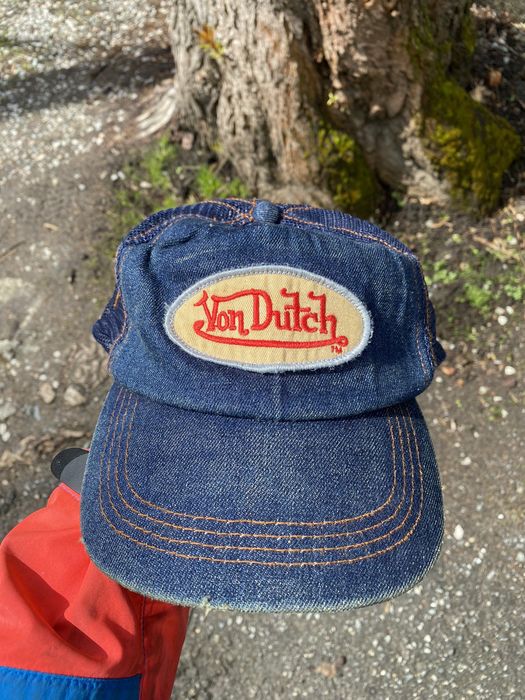 Vintage Vintage 2000s Von Dutch Denim Hat Distressed Celebrity Worn ...