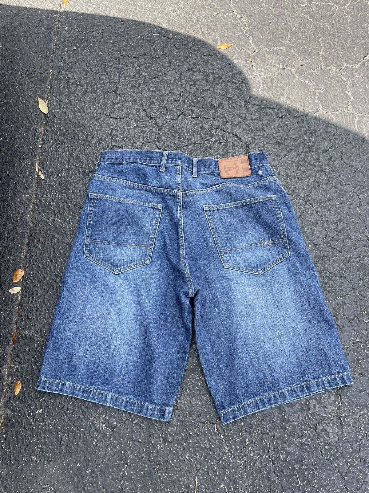 JNCO × Streetwear × Vintage 90s Y2K WIDE LEG DENIM PHAT FARM JORTS JNCO ...