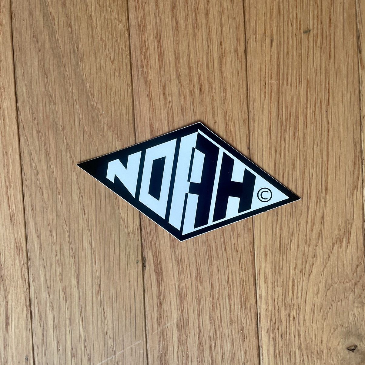 Stickers NOAH Art Deco Copyright Diamond Black White Sticker NEW | Grailed