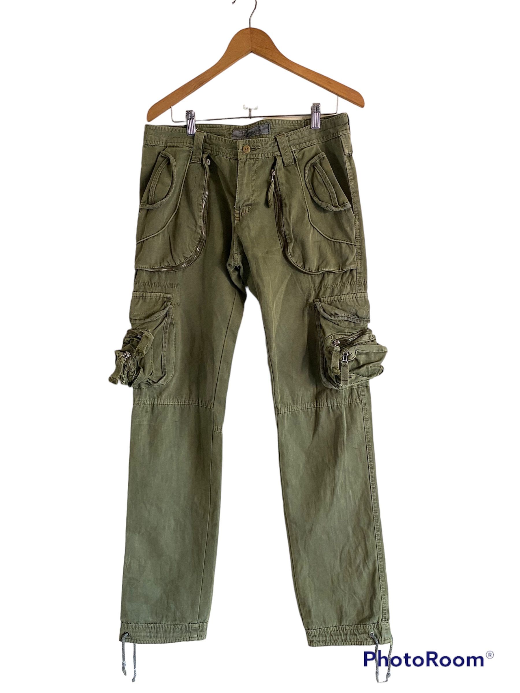 Hysteric Glamour 🔥 Rare Design Travis Scott Tactical Multi Pocket Brown Army | Grailed