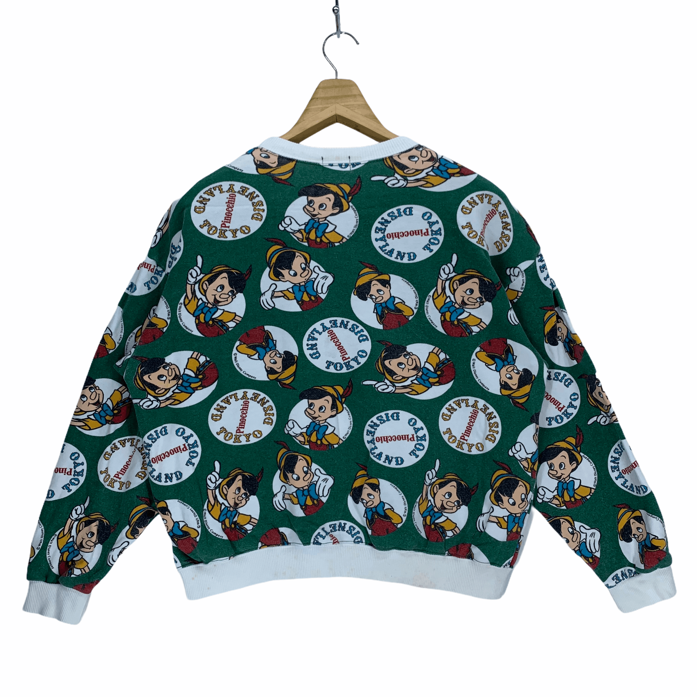 Disney Tokyo Disneyland Pinocchio Cropped Sweatshirt #2985-112 | Grailed