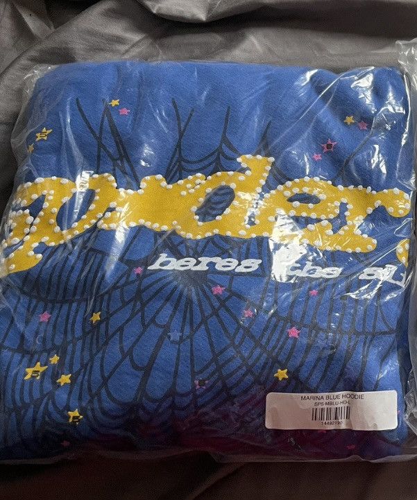 Spider Worldwide Spider WorldWide TC Blue Hoodie | Grailed