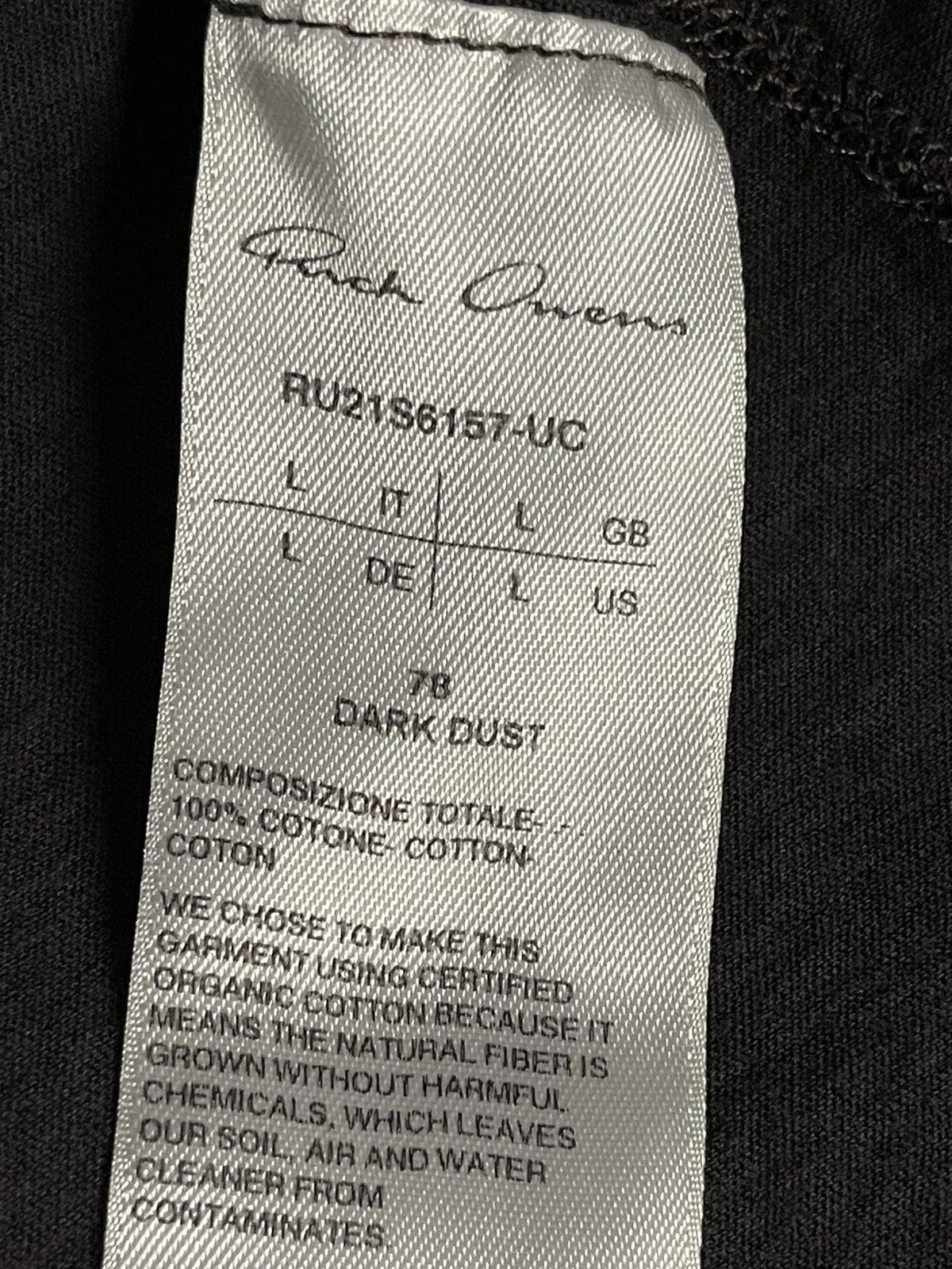 Rick Owens New with Tag, RICK OWENS Dylan T-Shirt | Grailed