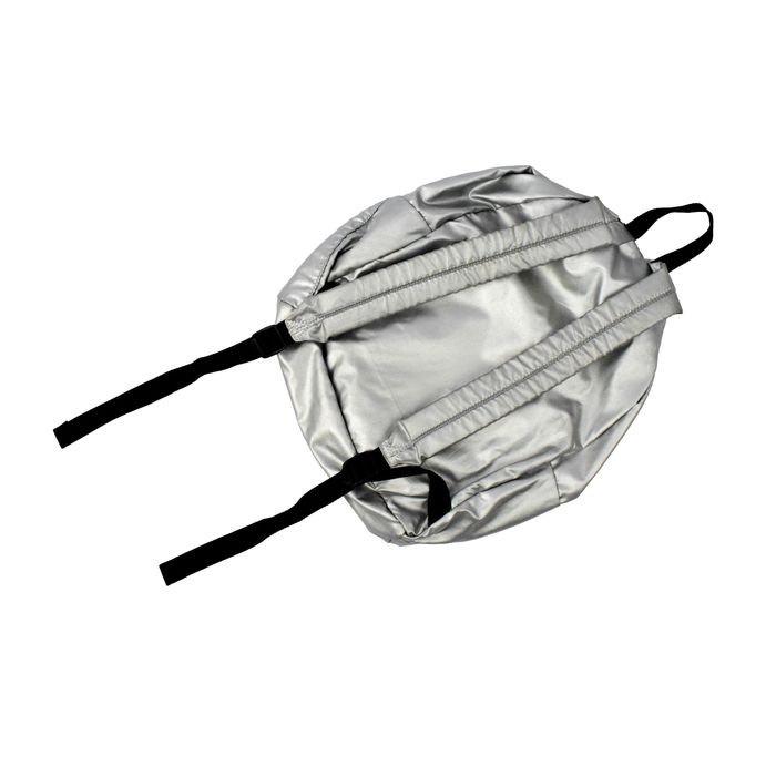 Bape Silver Foil Ape Backpack w/ Ape head | Grailed