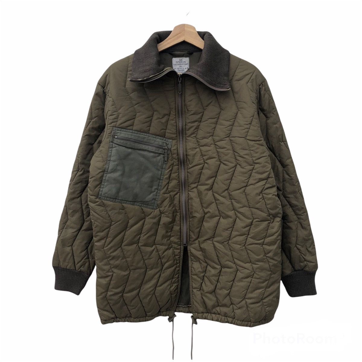 General Research × Military × Vintage LIGHTPUFFER DOWN JACKET MILITARY ...
