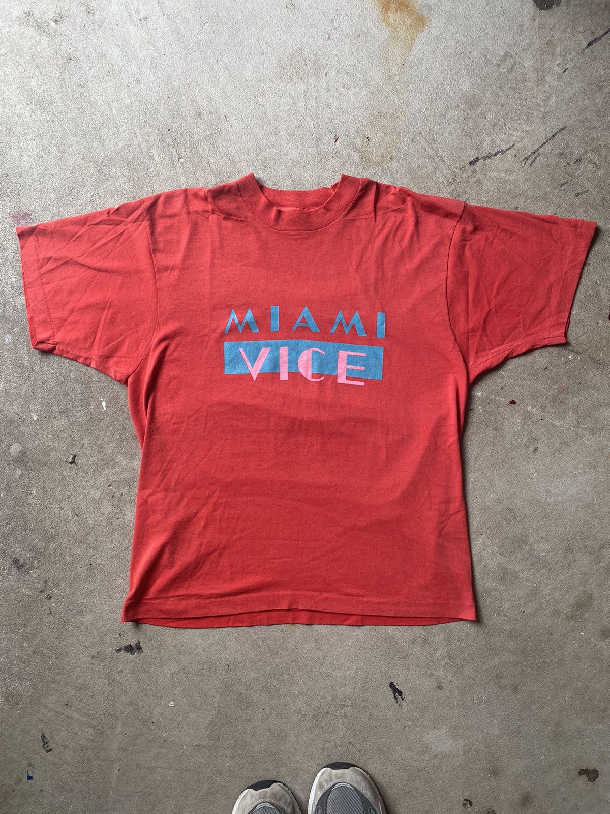Hype × Vintage Vintage 1980s Miami Vice tee single stitch | Grailed