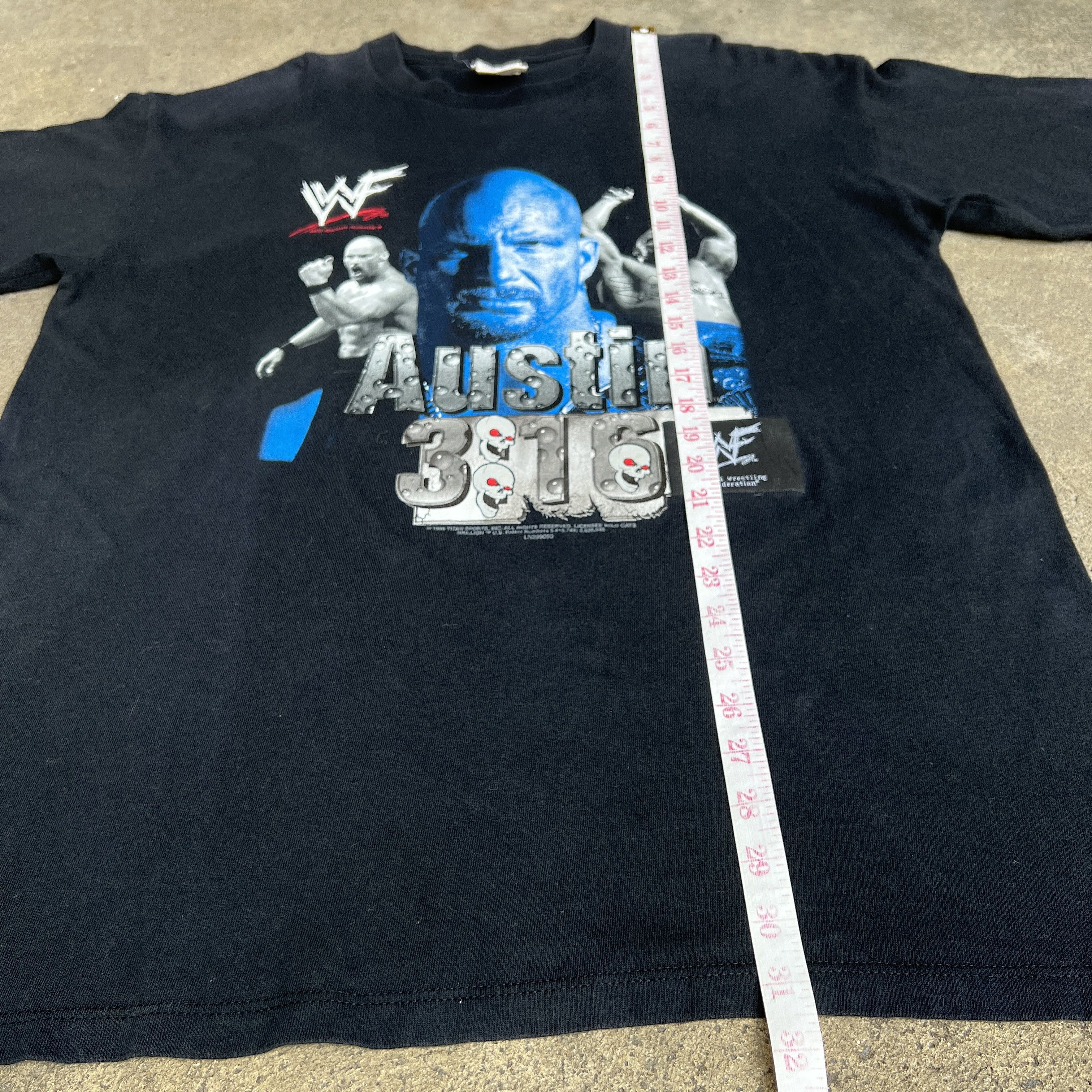 Wwf Vintage 90s 1998 Stone Cold Steve Austin Promo Tee | Grailed