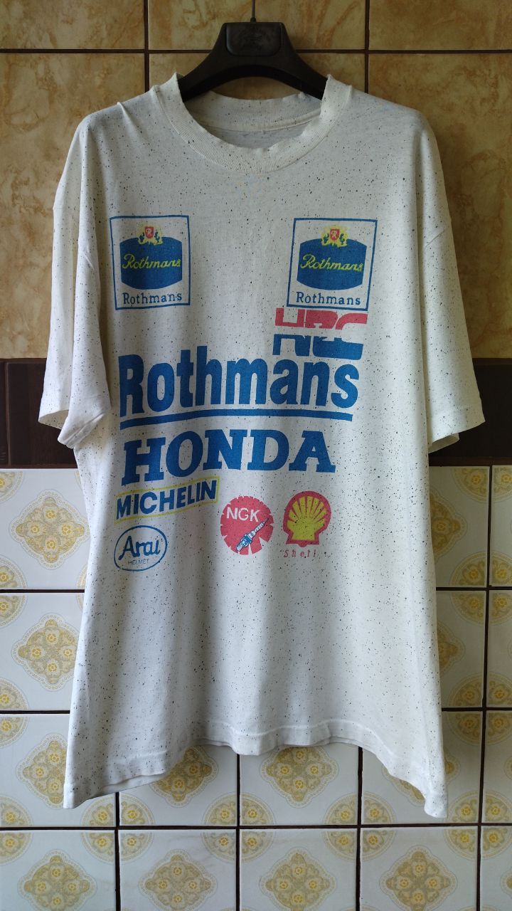 Honda × Racing × Vintage Vintage Rothmans Honda vintage T shirt | Grailed