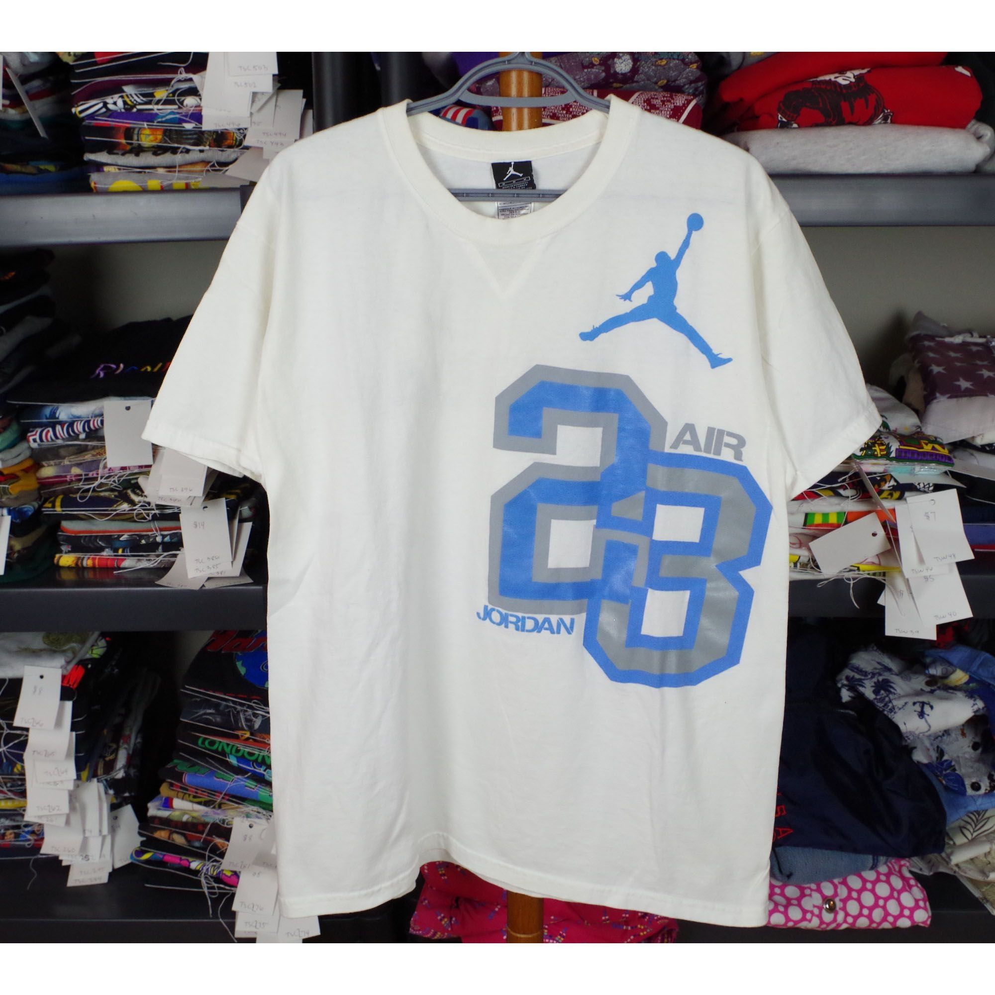 Jordan Brand Air Jordan Men's Large University Blue Double Sided Tee ...