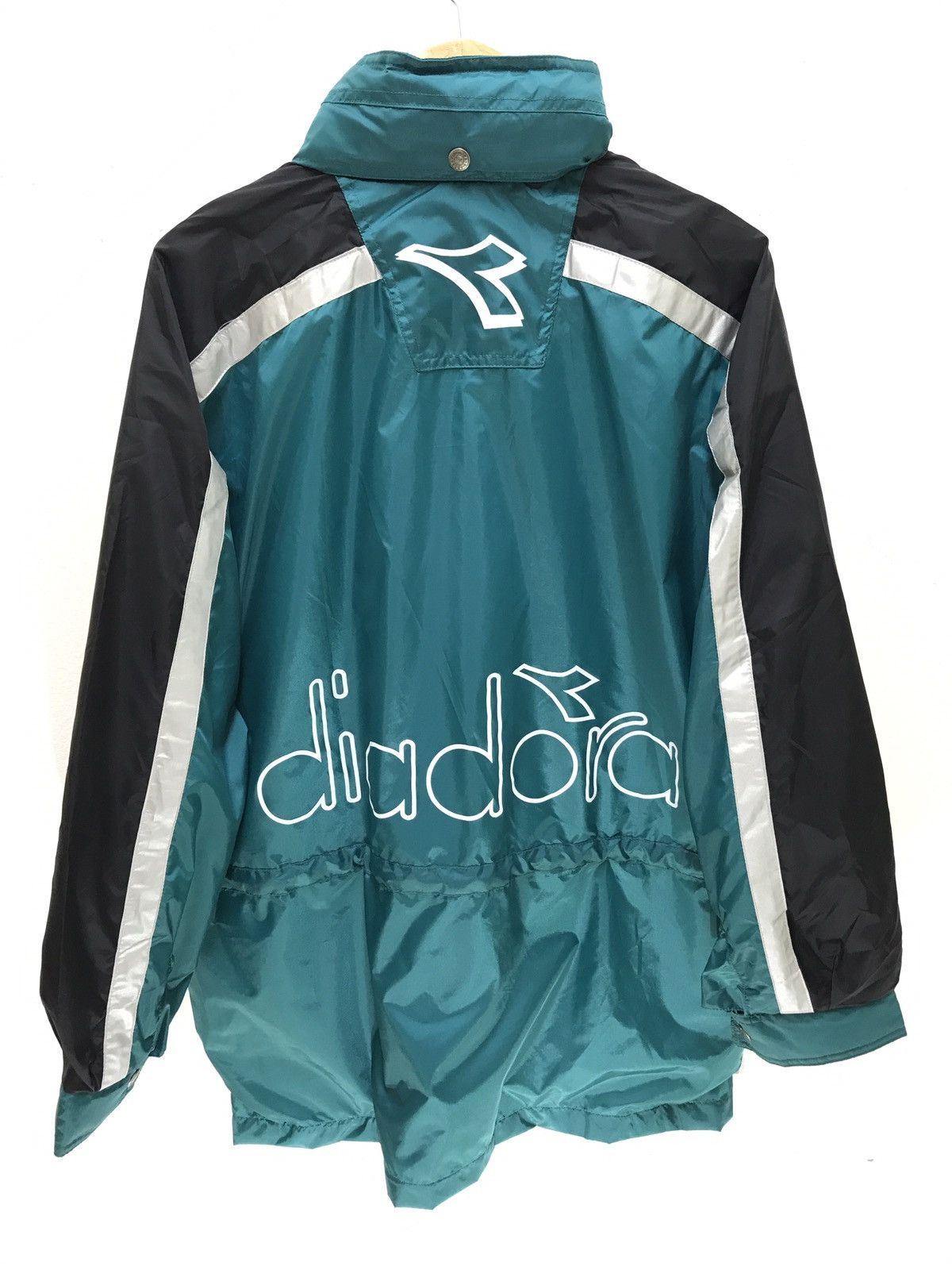 Diadora NOS with Tag Diadora Parka Rain Coat Windbreaker Big Logo | Grailed