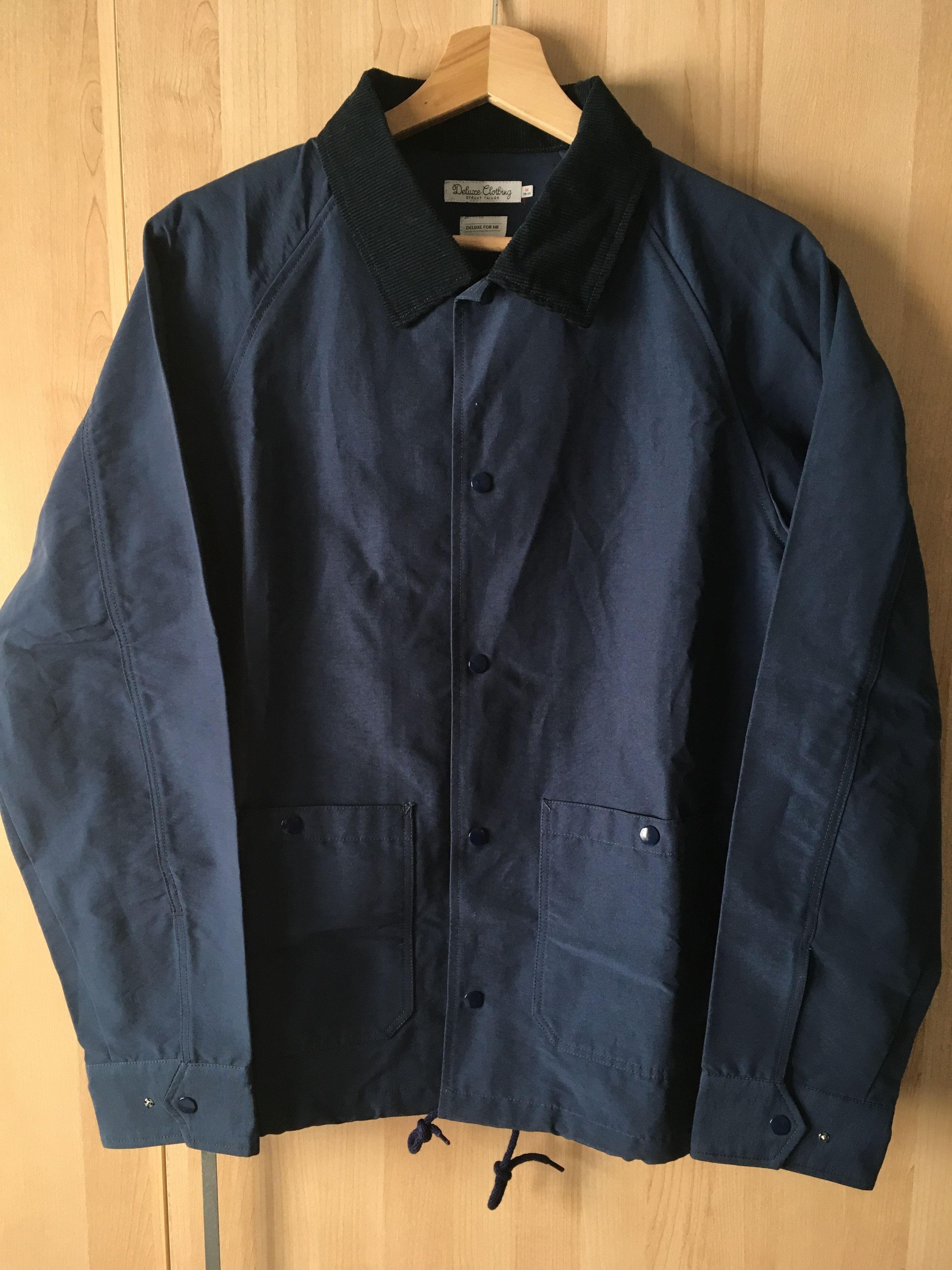 Deluxe Japan × Hypebeast Deluxe Japan x Hypebeast Navy Coaches Jacket ...