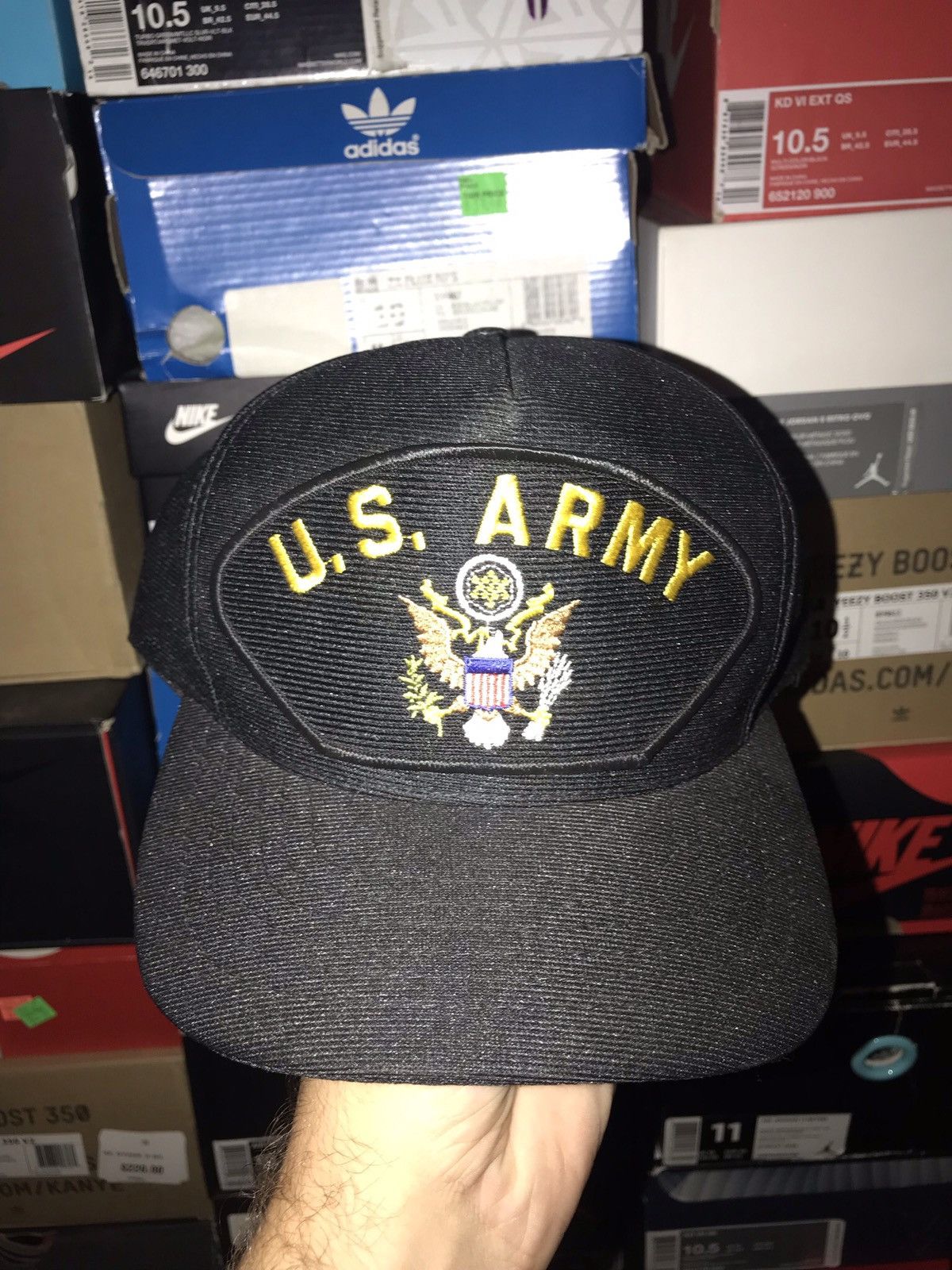 Made In Usa × Military × Vintage Vintage U.S. Army Snapback Hat | Grailed