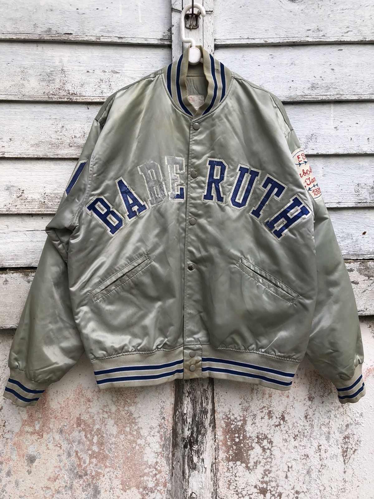 Varsity Jacket × Vintage Vintage Telco 1998 Babe Ruth Varsity Jacket ...