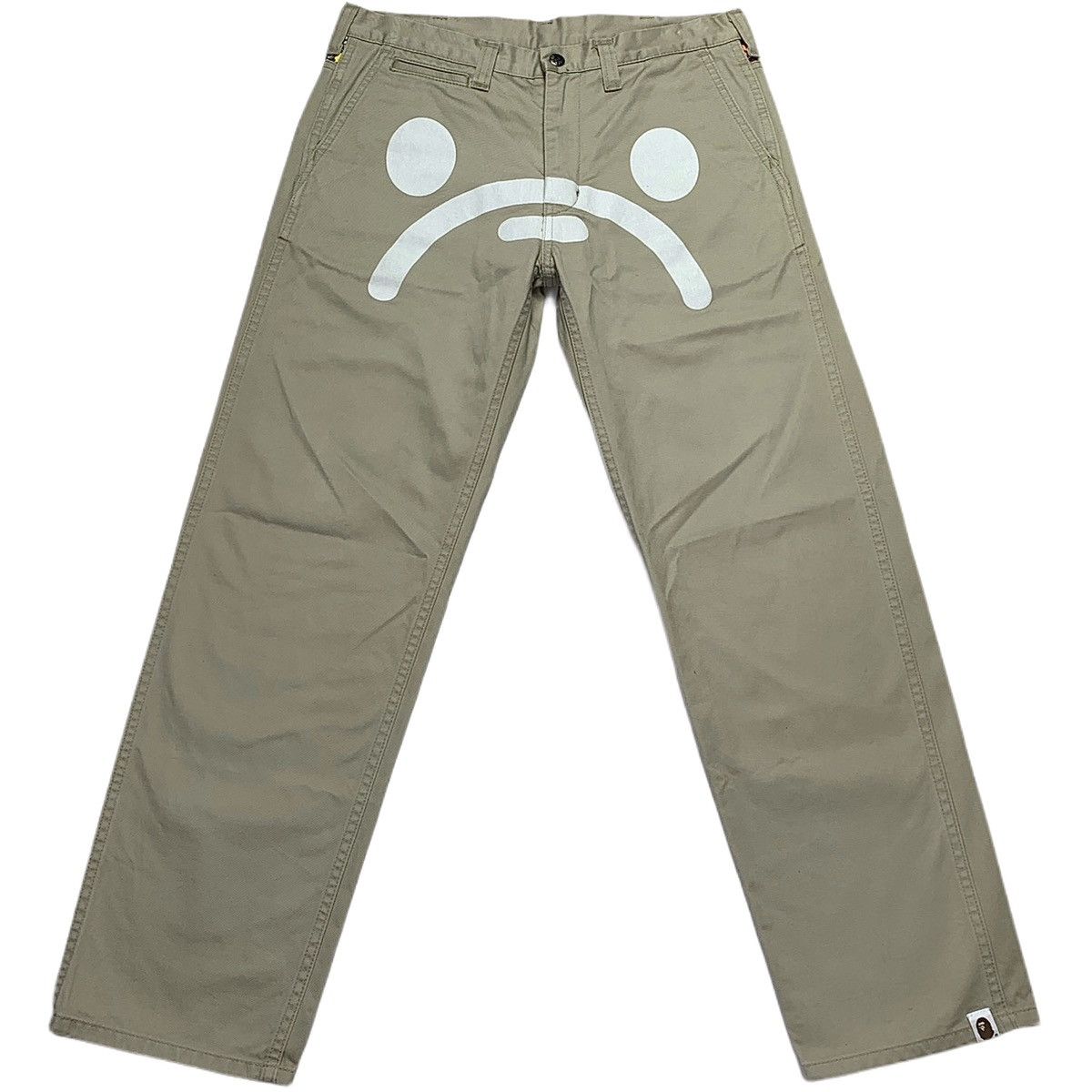 Bape Bape Sad Face Jeans | Grailed
