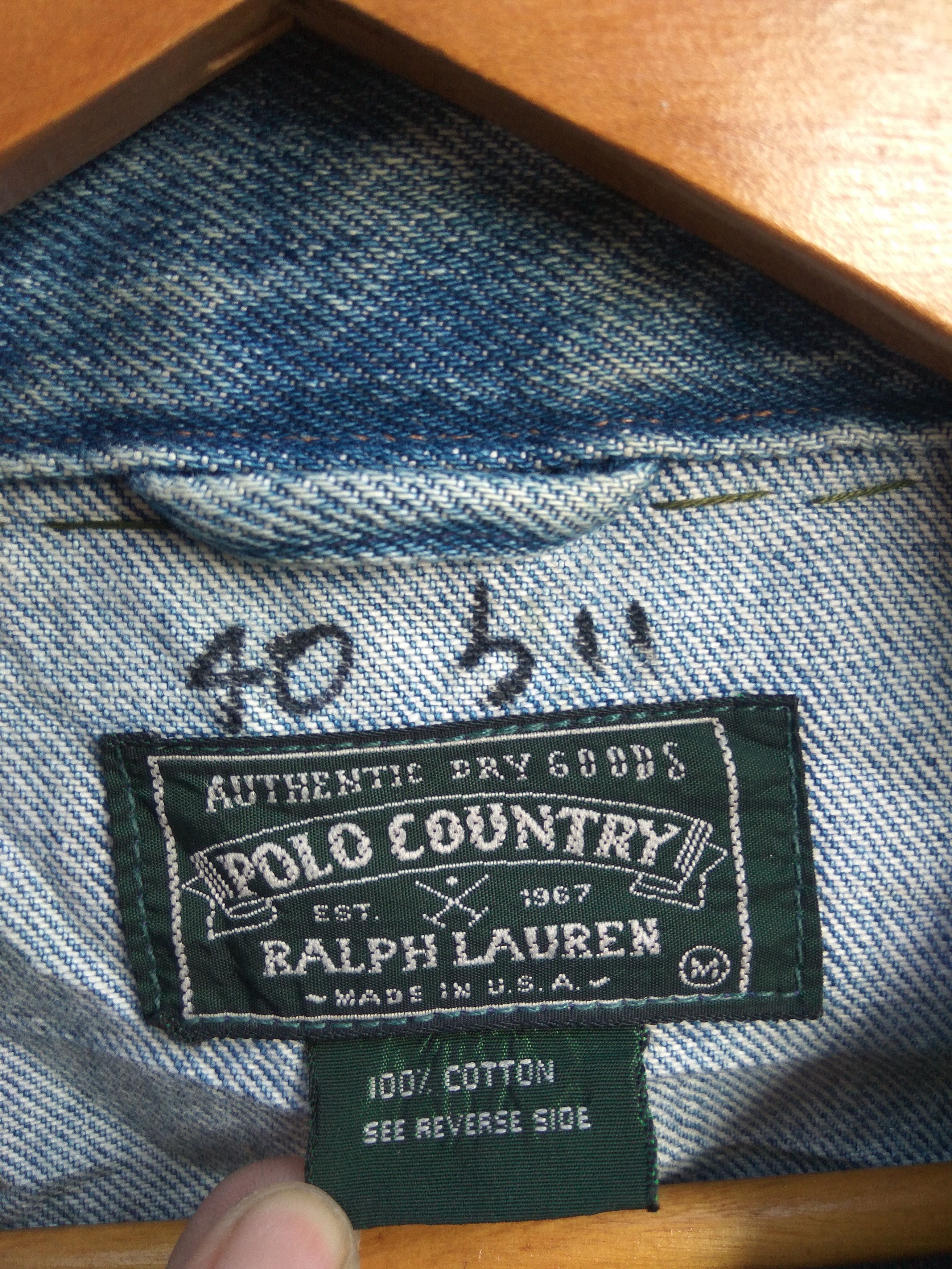 Polo Ralph Lauren Vintage Polo Ralph Lauren Jacket Denim Trucker RRL | Grailed
