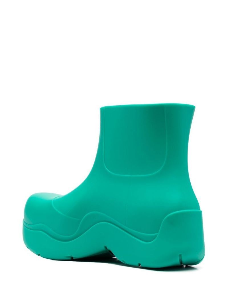 Bottega Veneta Green Puddle Rubber Boots | Grailed