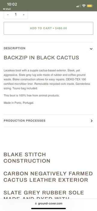 Ground Cover Ground Cover Back Zips in Black Cactus GI - 4501 - 20 ...