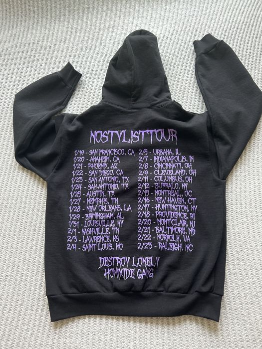 Playboi Carti Destroy Lonely No Stylist hoodie Tour merch | Grailed