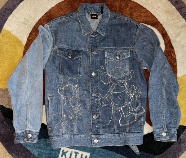 Kith Kith x Disney x Swarovski Mickey Mouse Laight Denim Jacket | Grailed