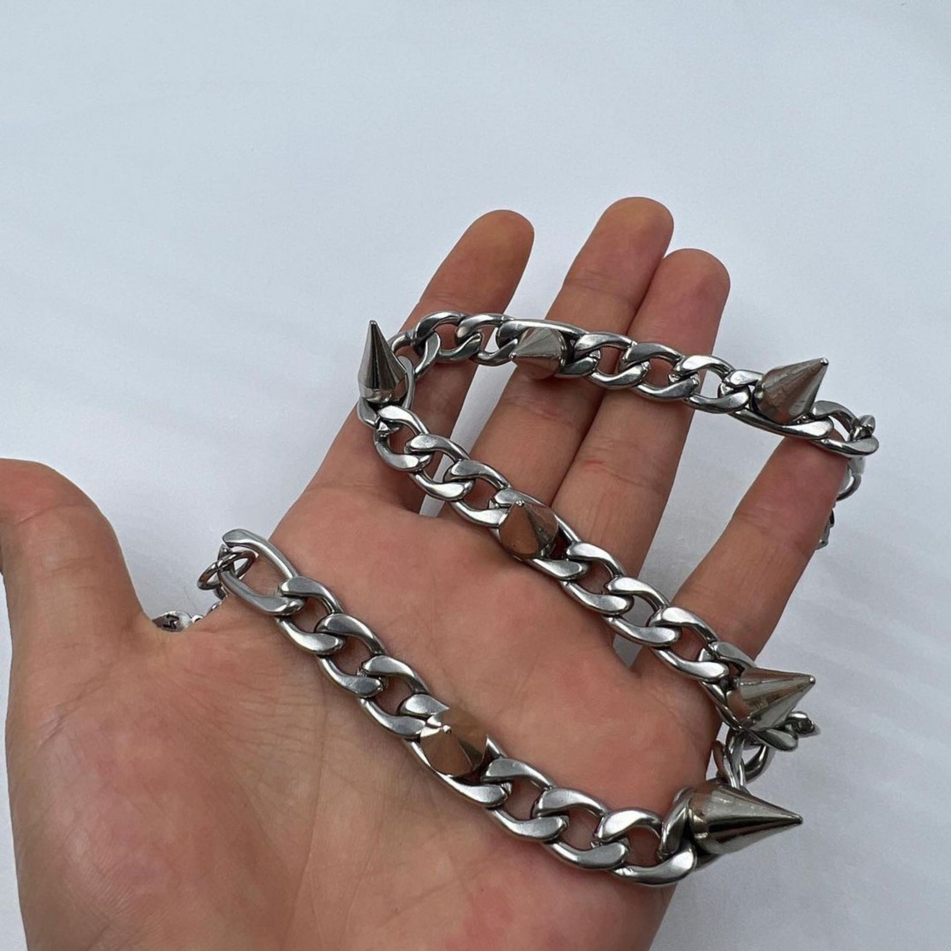 Japanese Brand × Streetwear × Trippie Redd Essential Cuban Link Spike ...