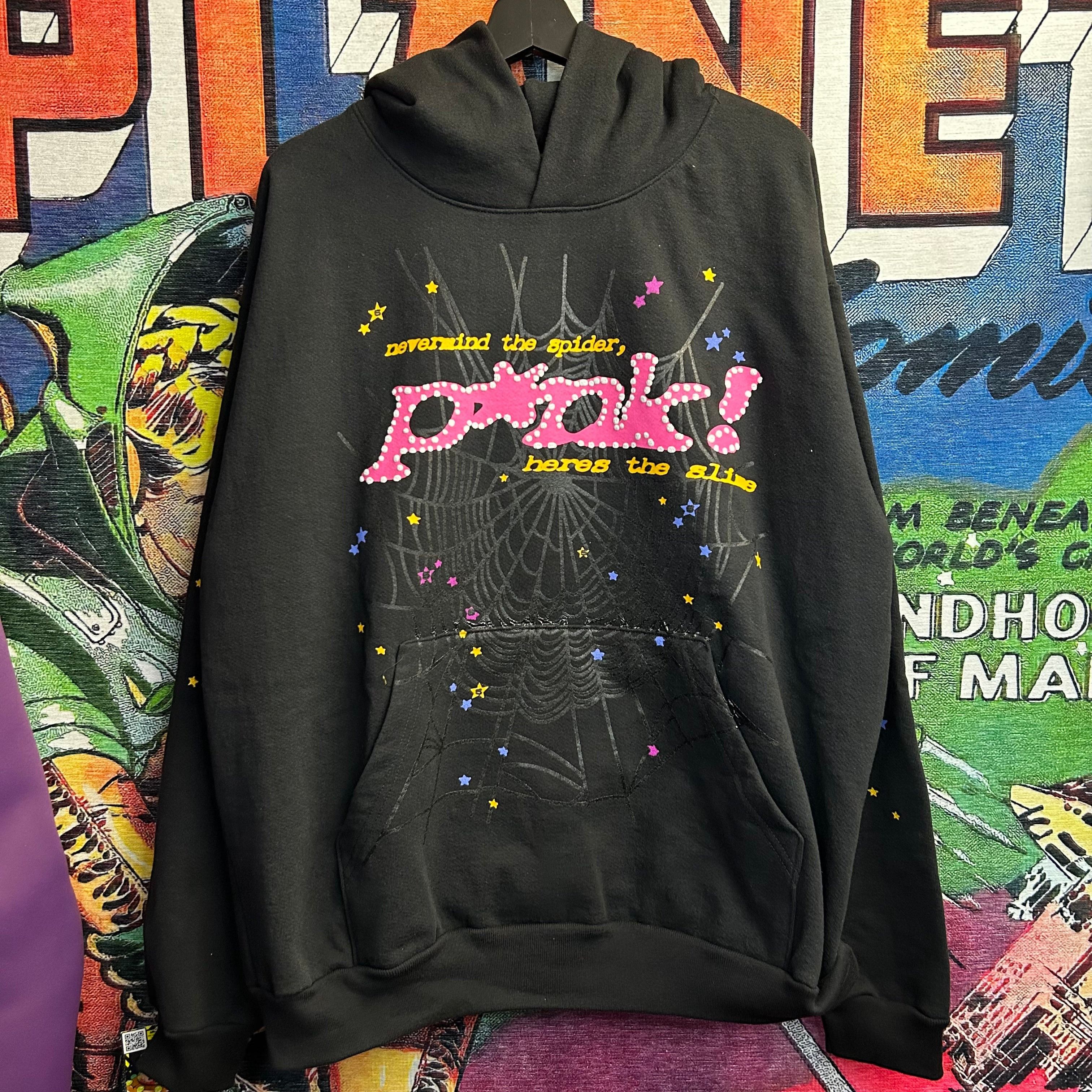 Spider Worldwide Brand New Sp5der Spider Worldwide Hoodie P*nk Size XL ...