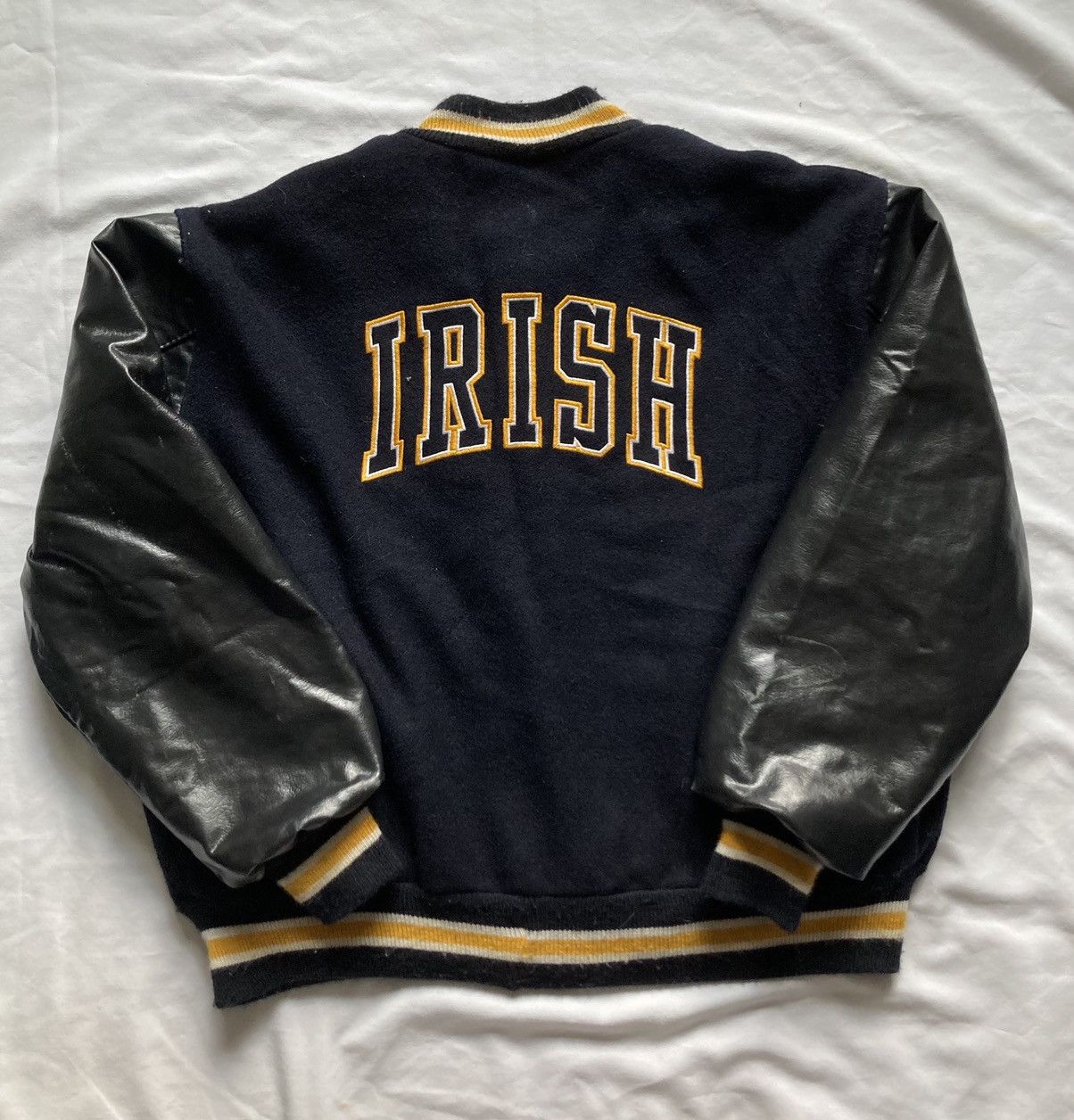 Vintage Vintage Notre Dame Varsity Jacket | Grailed