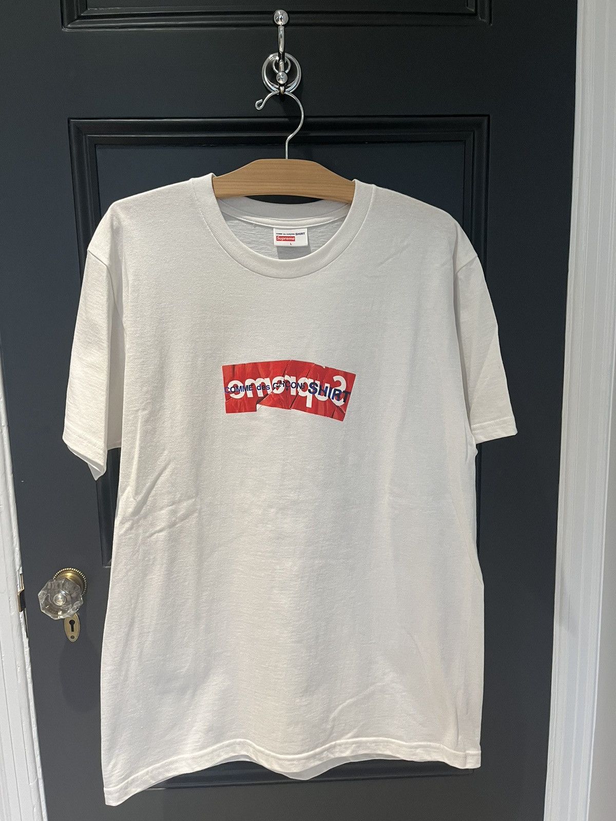 Supreme Supreme CDG Box Logo Tee White | Grailed
