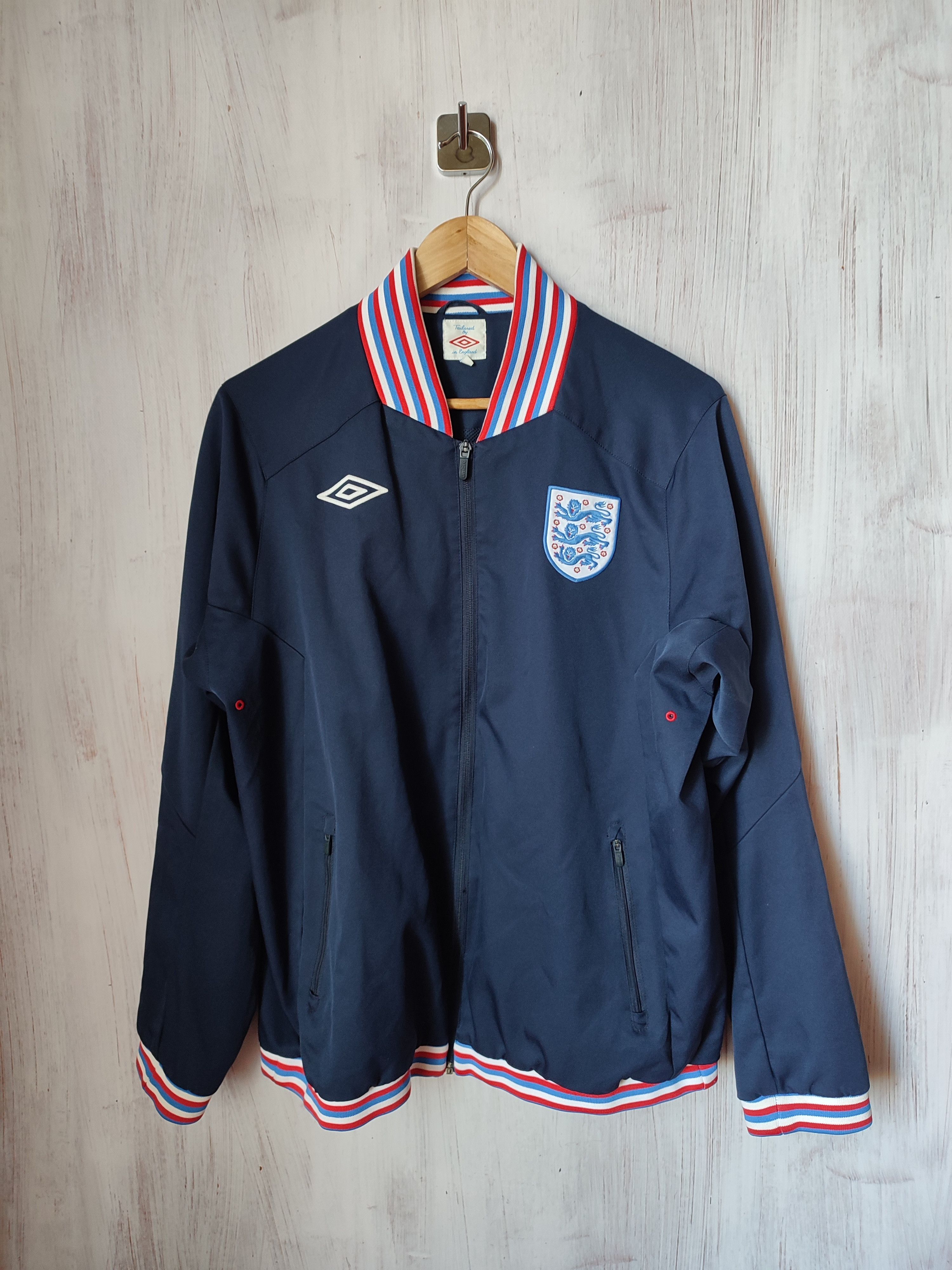 Rare × Soccer Jersey × Umbro England 2010's tracksuit jacket trainig ...