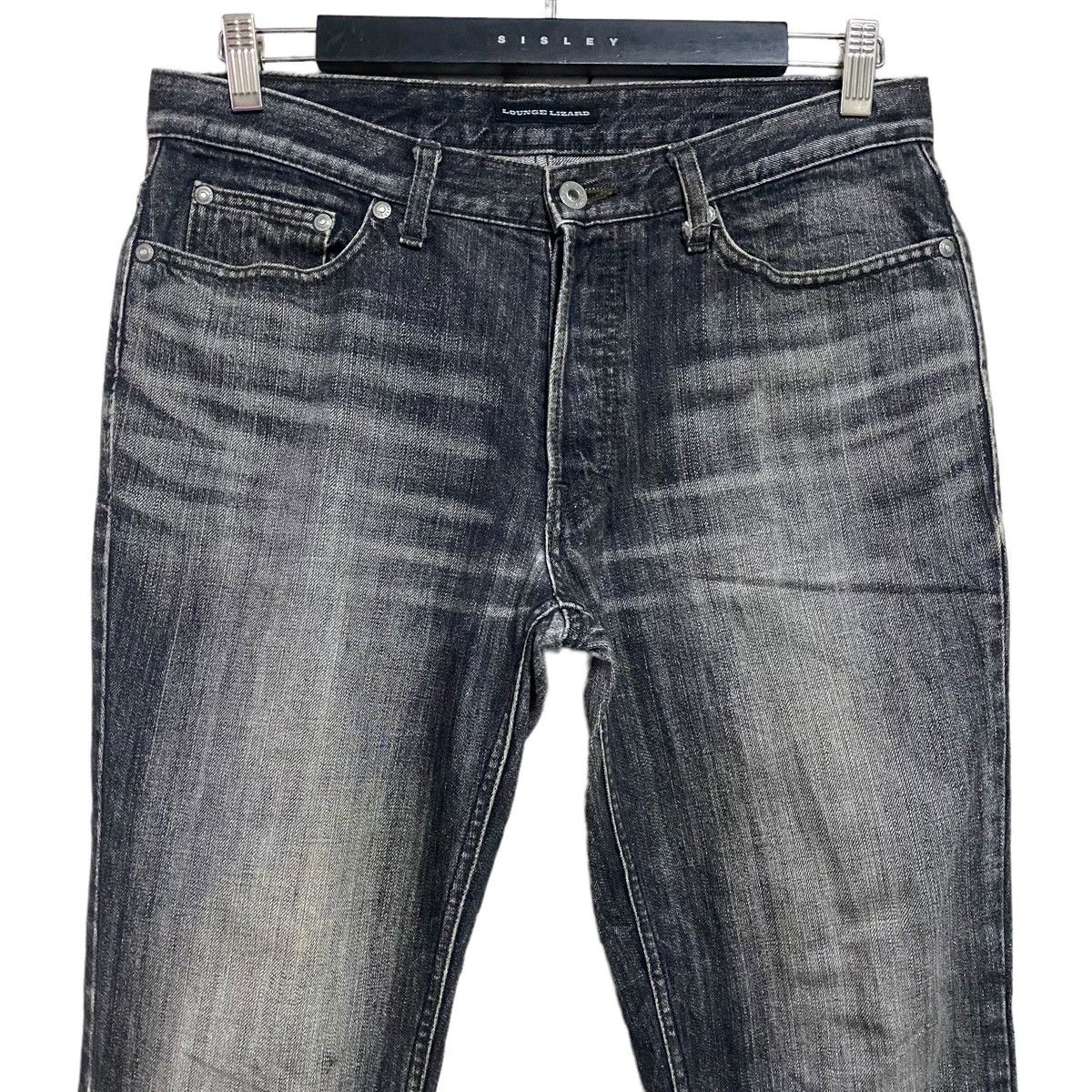 Lounge Lizard LOUNGE LIZARD Black Faded SlimFit Jeans | Grailed