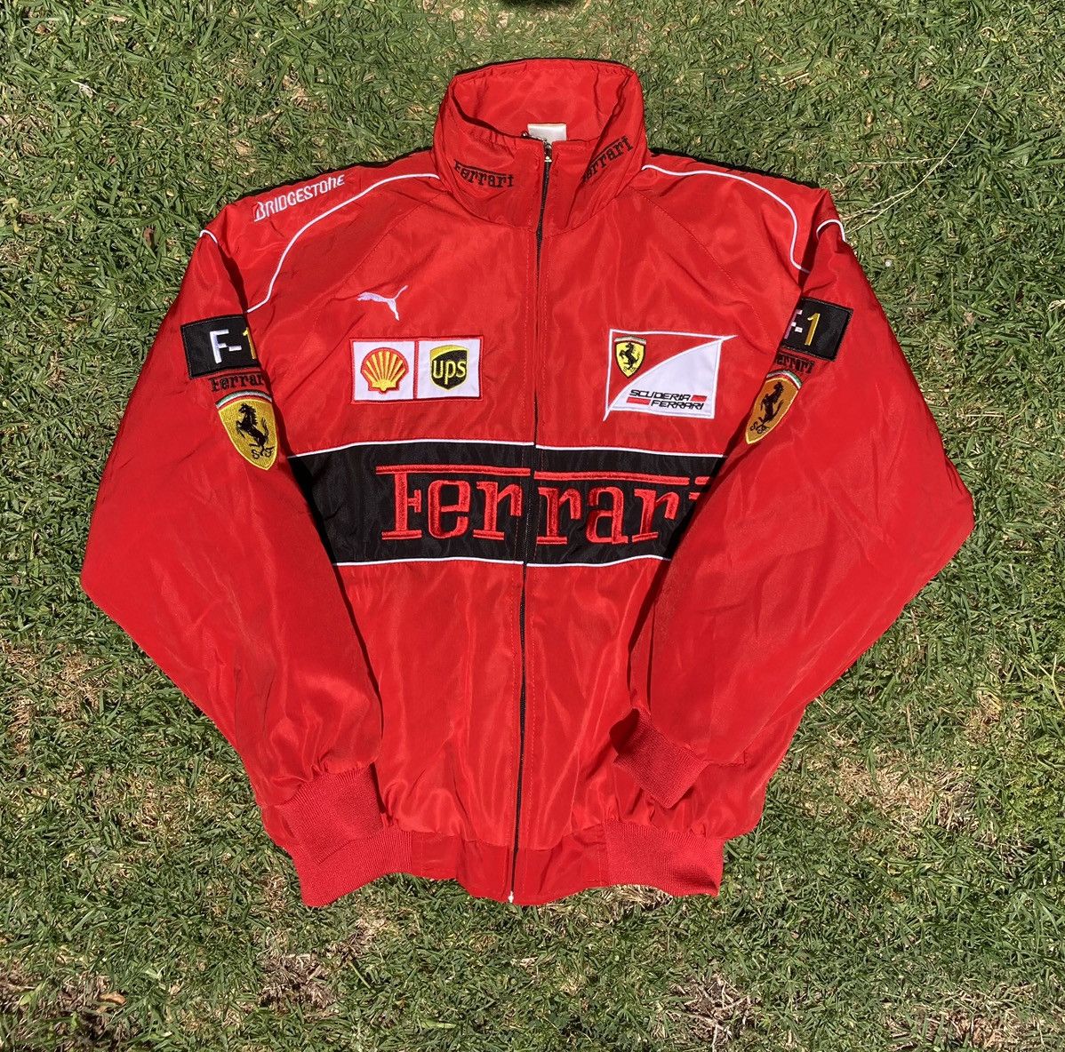 Ferrari × Streetwear × Vintage Ferrari F1 Racing Jacket | Grailed