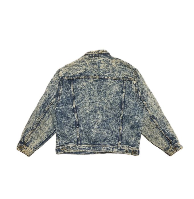 Archival Clothing Vintage 80s Acid Wash Trucker Denim Jacket By Gleeman ...