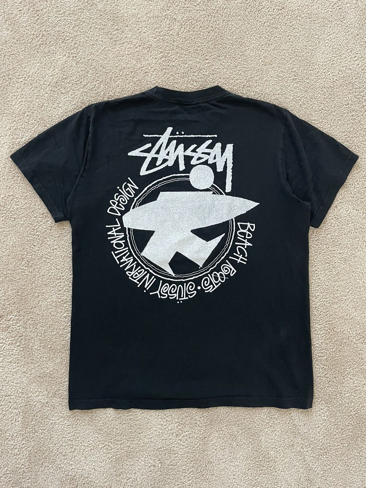 Stussy Stussy Surfman Beach Roots tee | Grailed