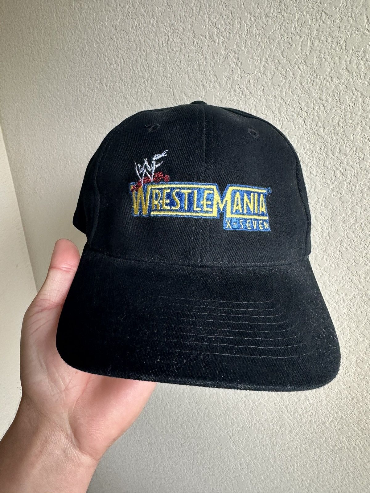 Vintage Vintage 2001 wwf wwe wrestlemania hat | Grailed