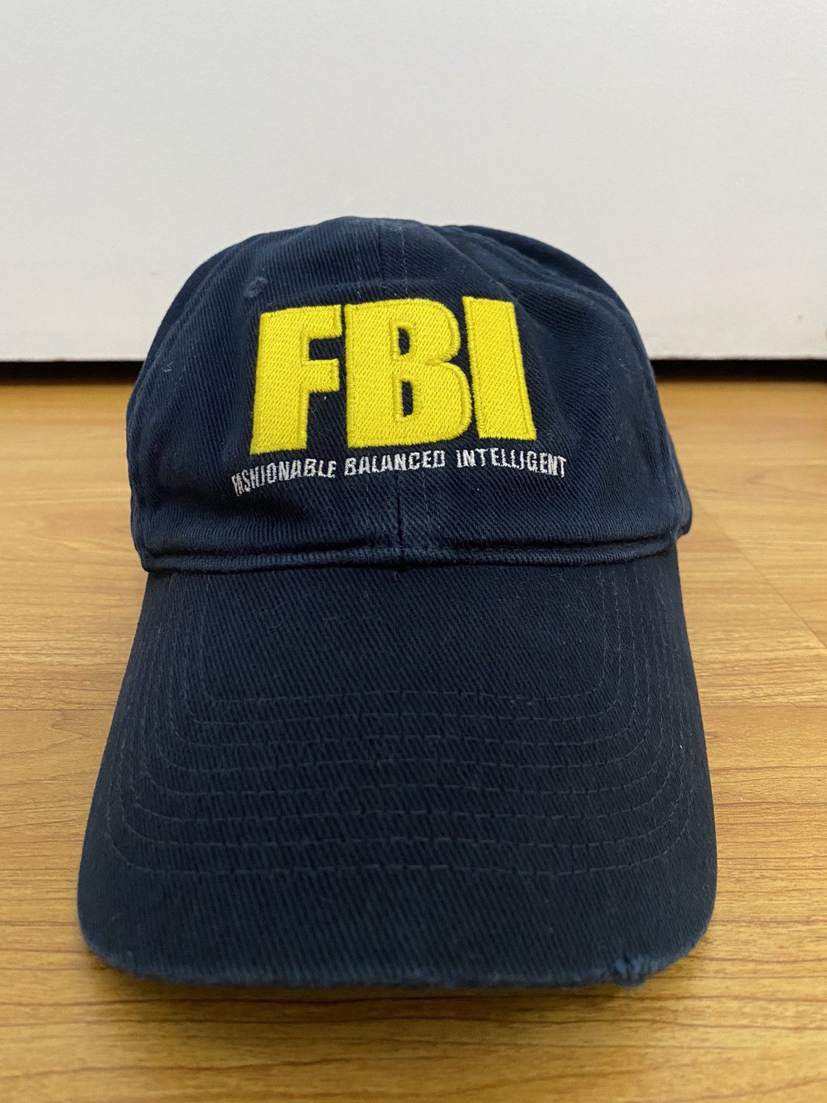 Balenciaga Balenciaga FBI Embroidered Baseball Cap | Grailed