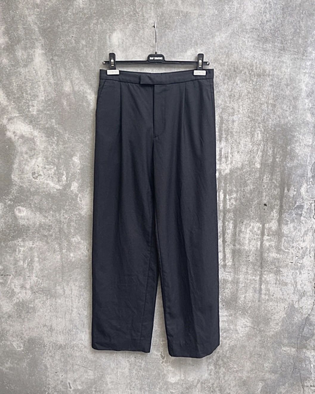 Raf Simons Raf Simons AW 2000-01 “Confusion” double pleat pants | Grailed