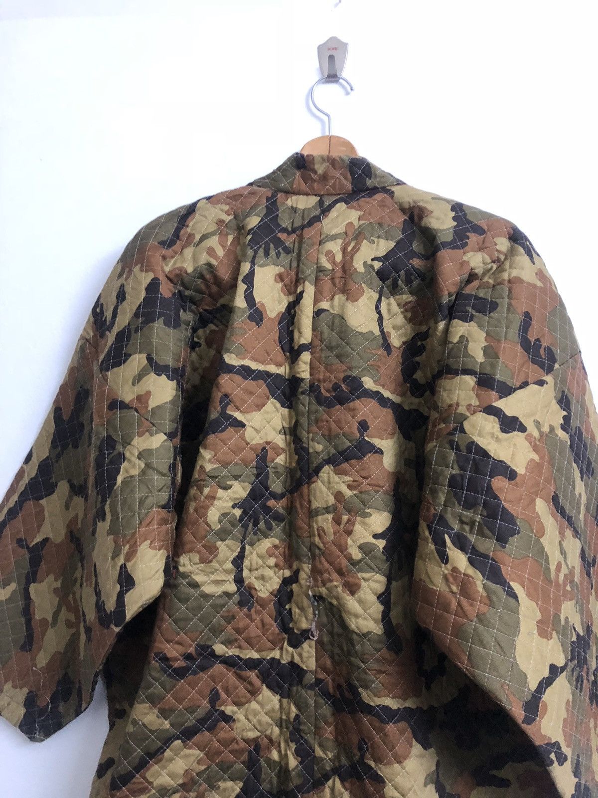 Japanese Brand Traditional Hanten Kimono Jacket Camoflauge Quilted ...