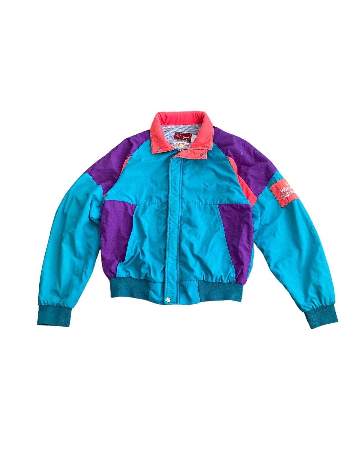 Streetwear × Vintage Vintage baggy Winston racing cup jacket 1980s ...