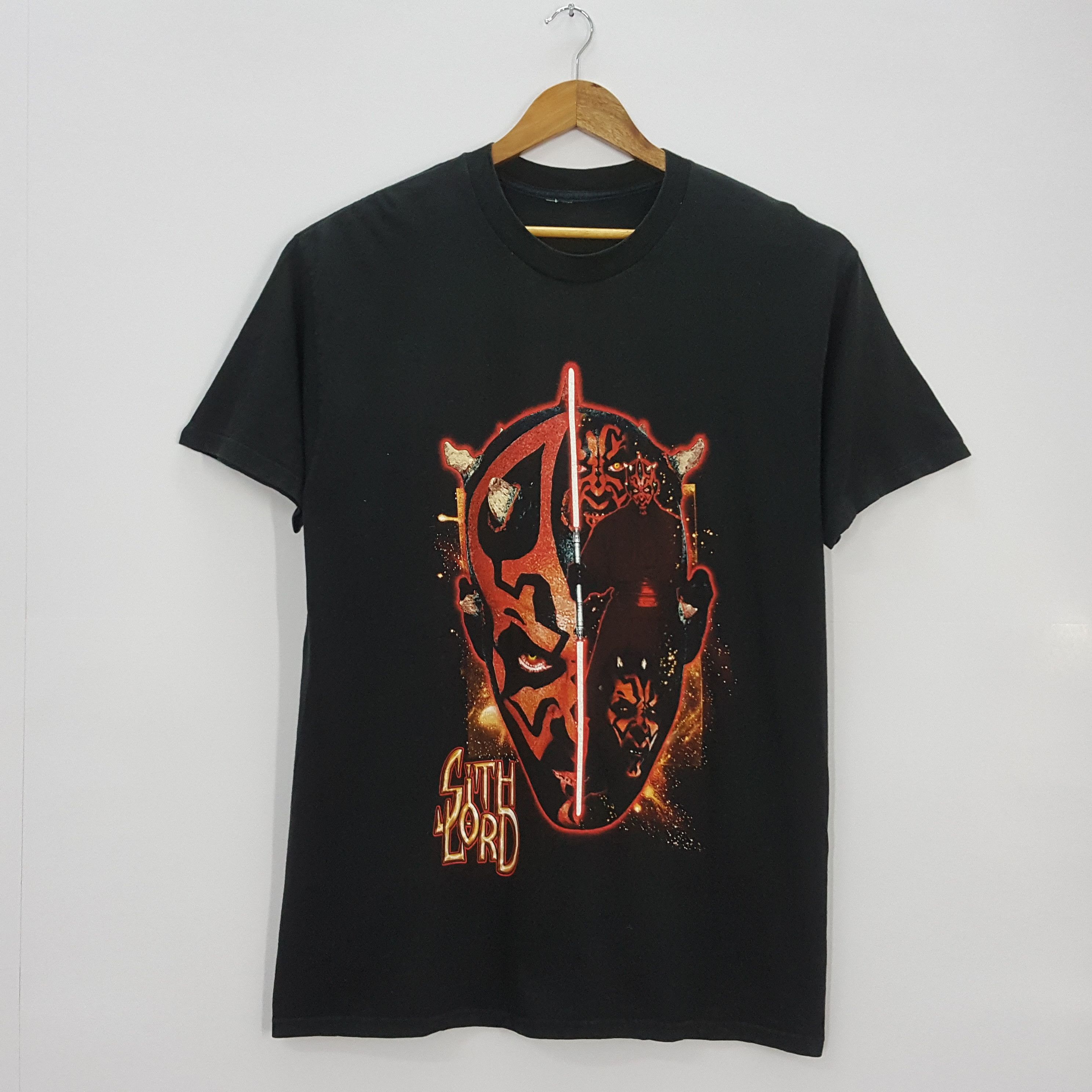 Movie × Vintage Vintage 90's STAR WARS EPISODE 1 SiTH LORD design t ...