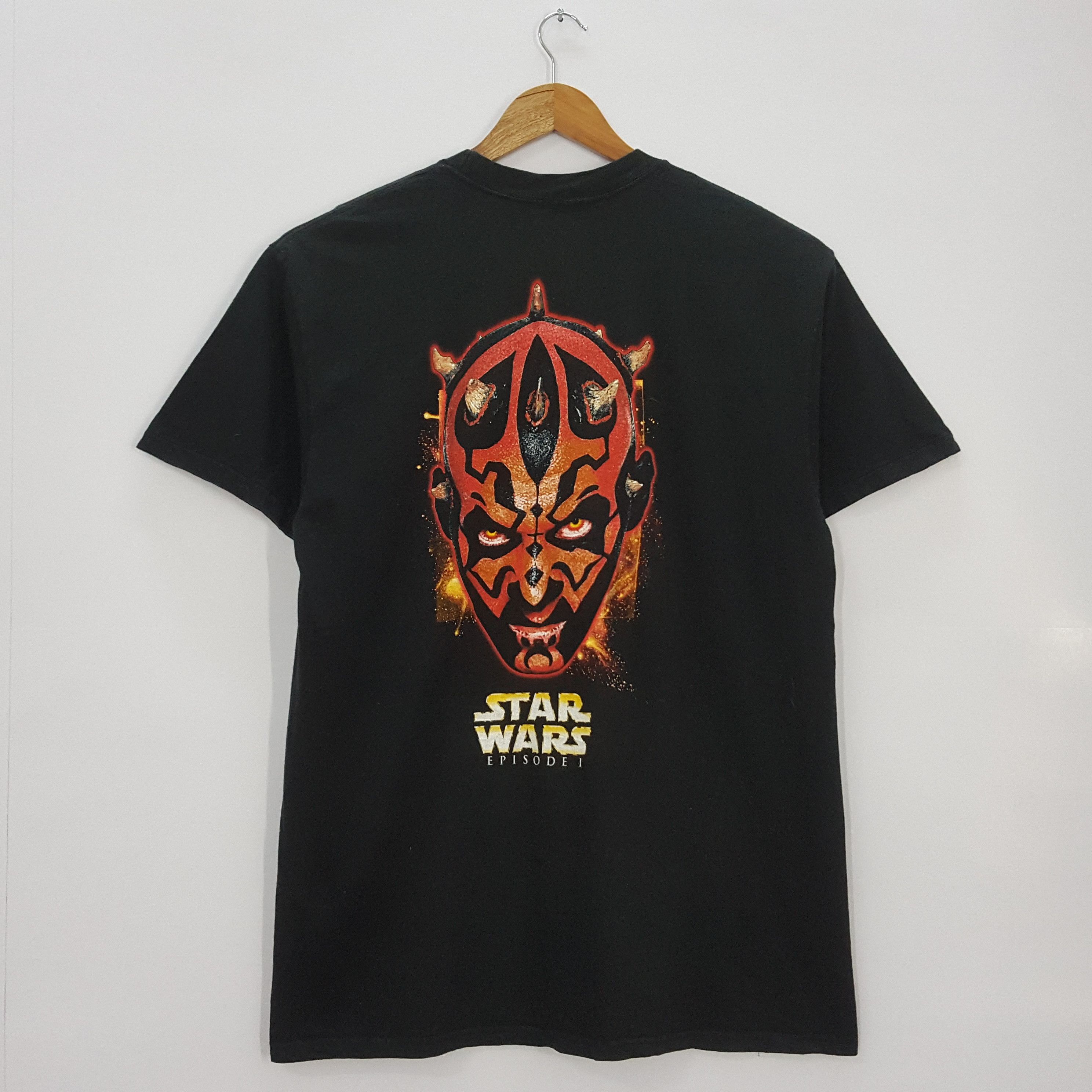 Movie × Vintage Vintage 90's STAR WARS EPISODE 1 SiTH LORD design t ...